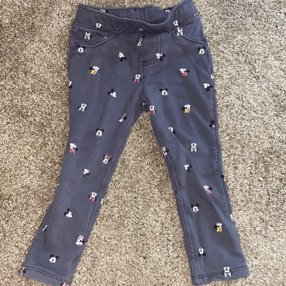 Bottoms | Minnie And Mickey Mouse Pants Size 18 Month | Poshmark